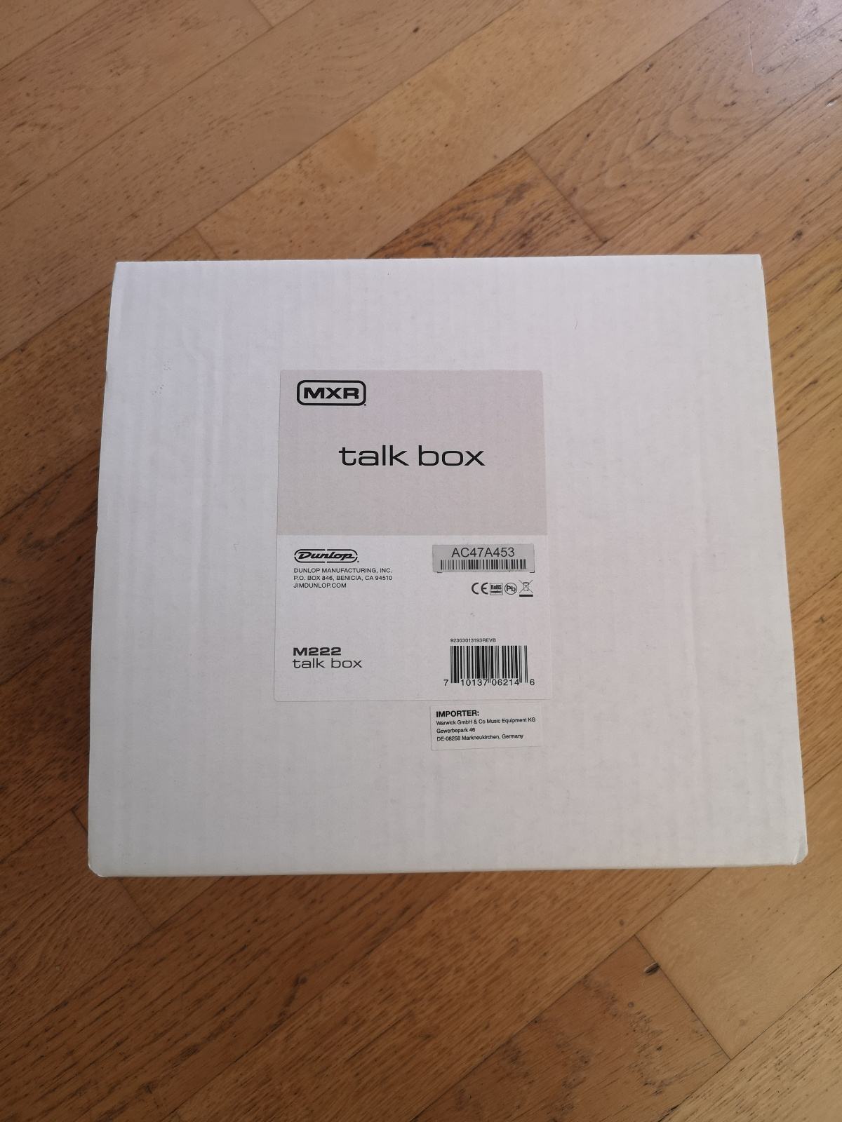 Talk box, MXR, super efekt za petje