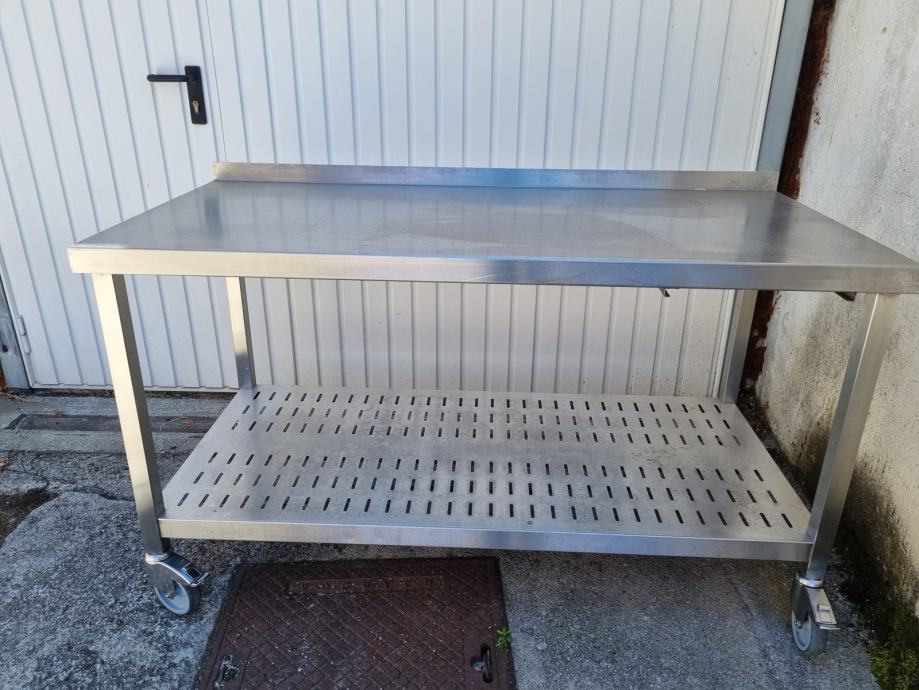 Premični Inox pult