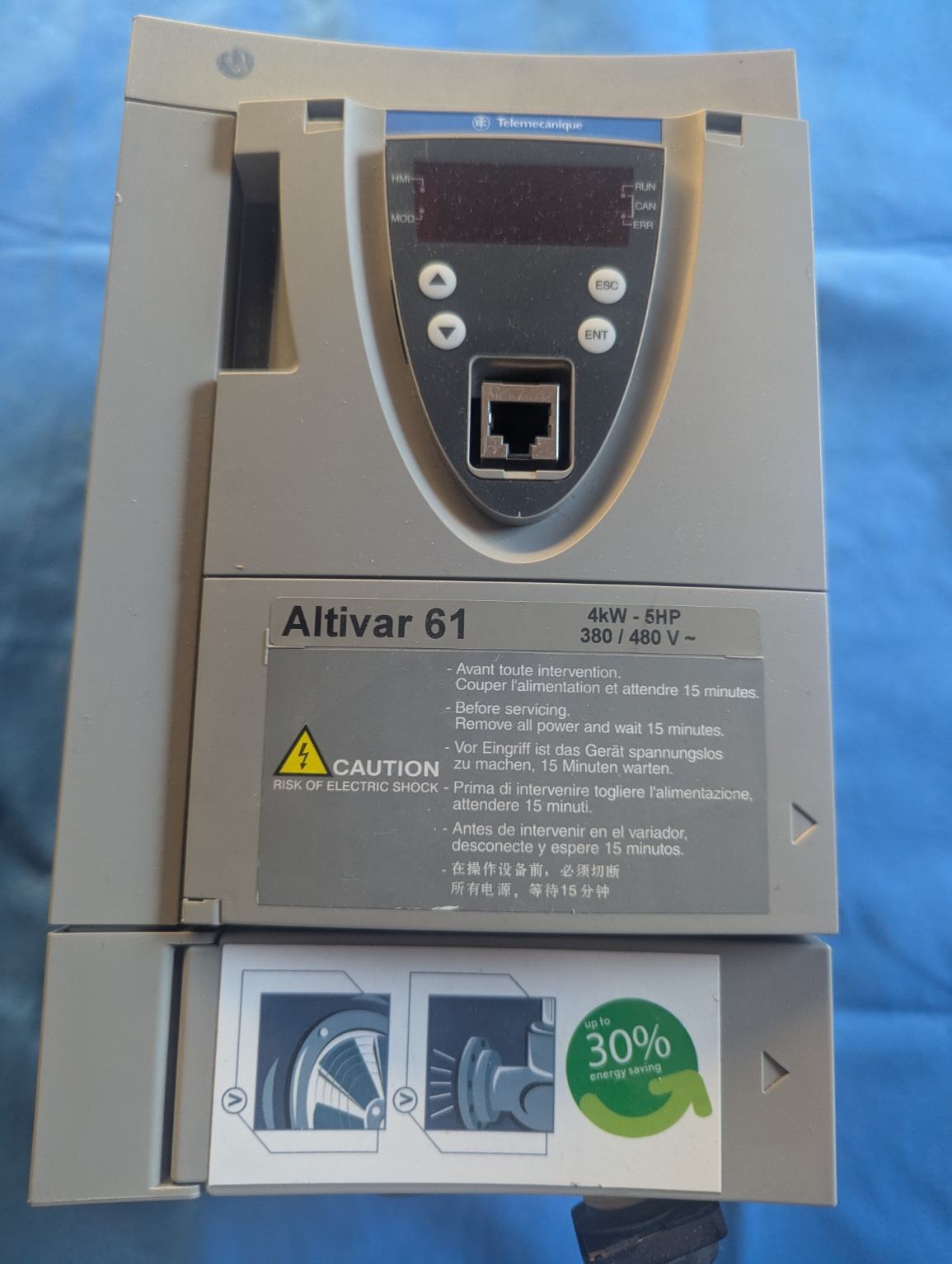 Frekvenčnik - regulator 380 / 480V 4kW - 5 hp