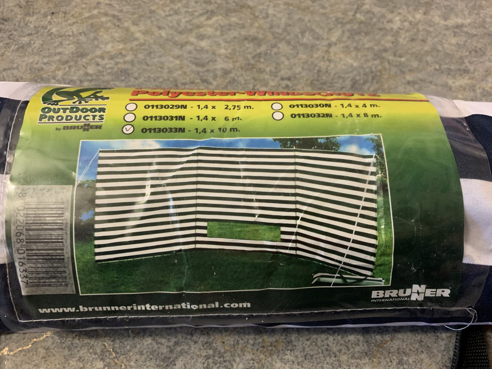 Vetrobran Bruner 1,4m x 10m