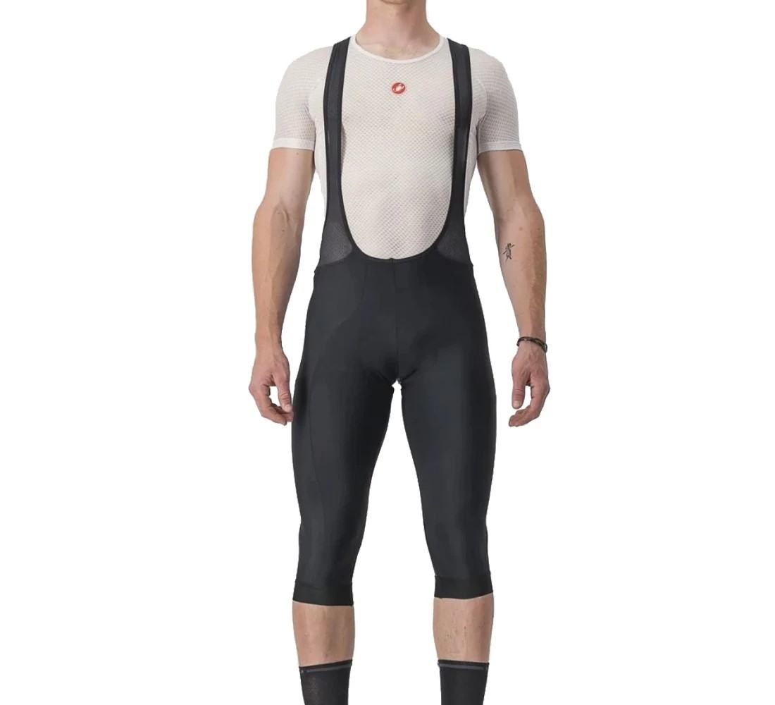 Castelli Hlače z naramnicami Entrata Knicker black 3/4
