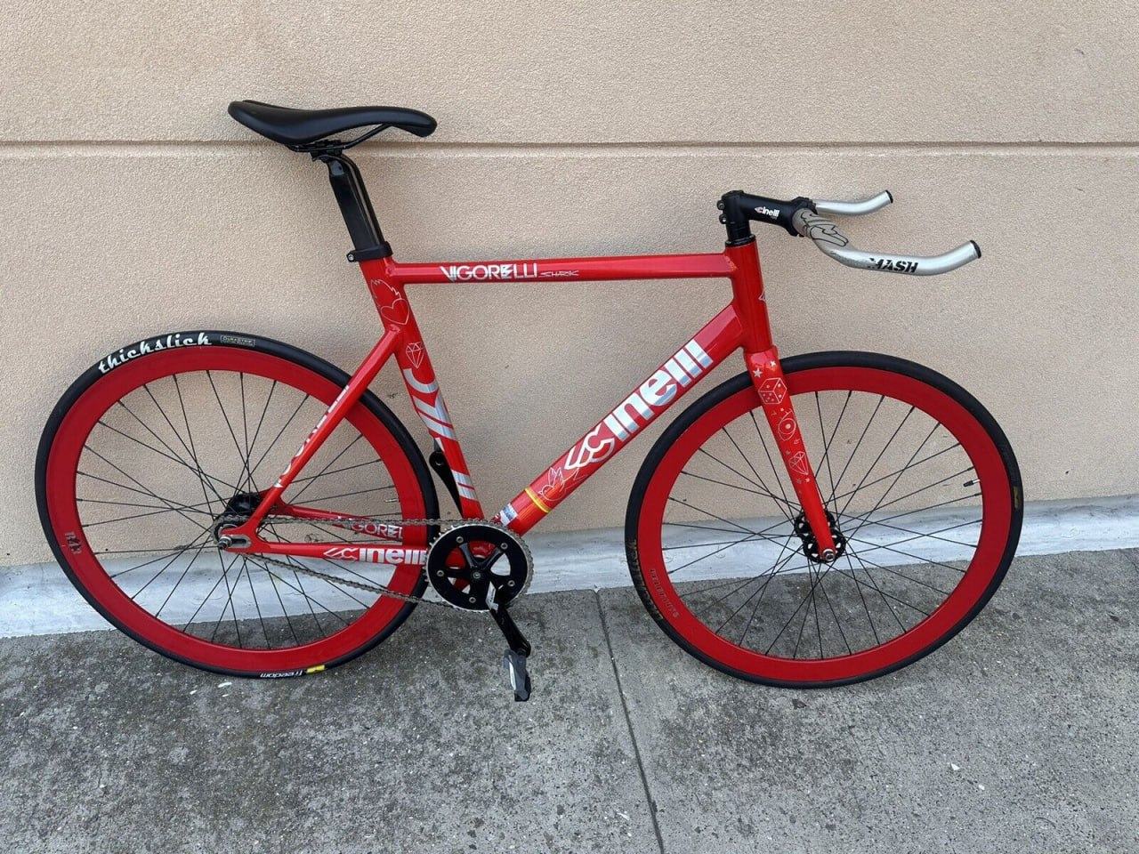 Cinelli Shark Size 56 Track Bike Fixed Gear Pista Colnago