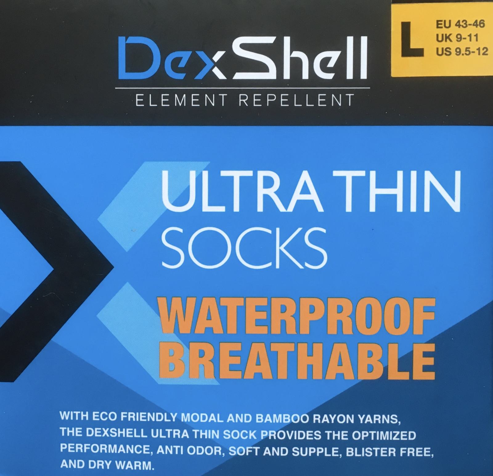 Kolesarske nogavice DexShell Waterproof Ultra Thin Socks