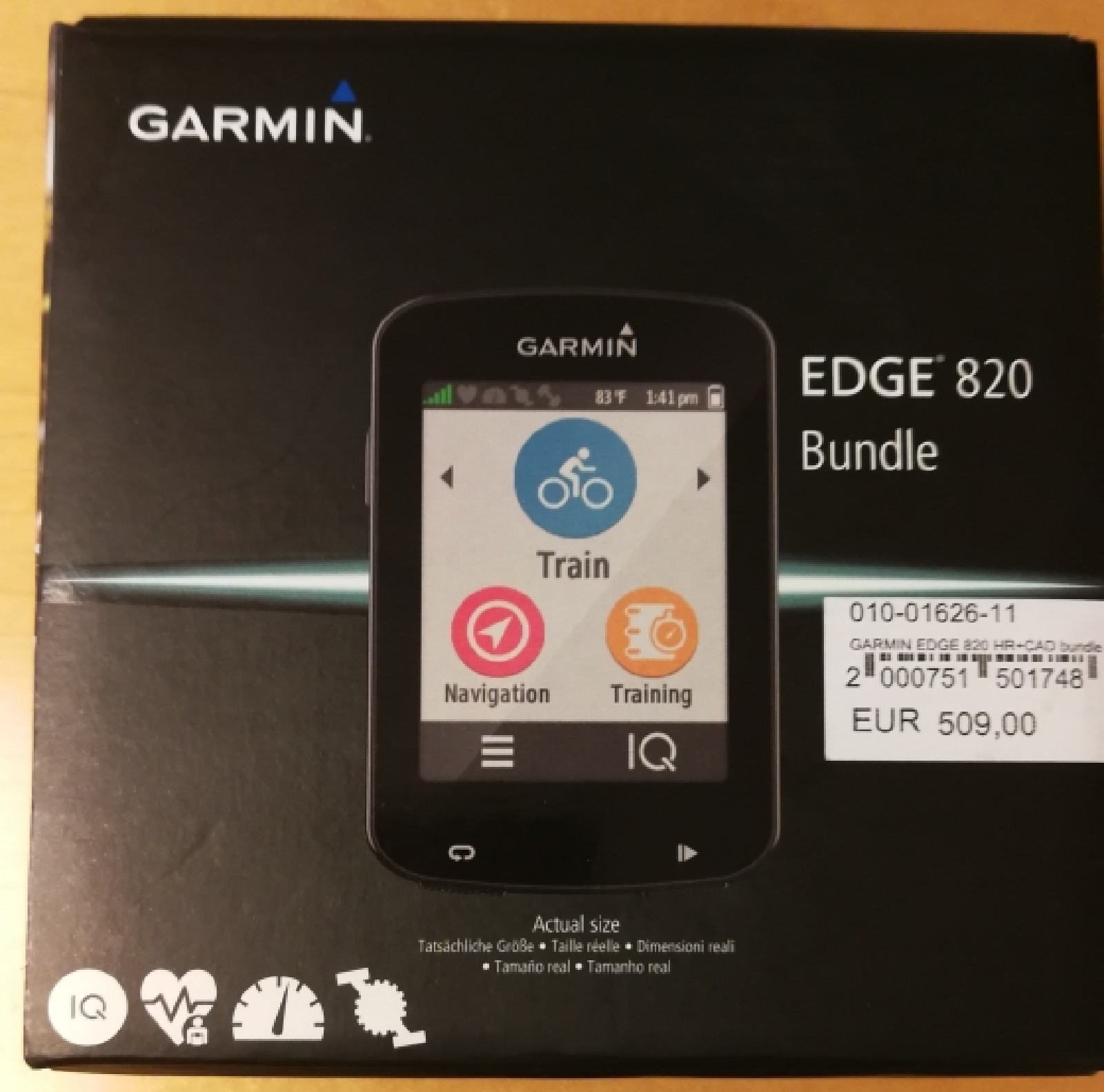 kolesarski računalnik Garmin edge 820 bundle