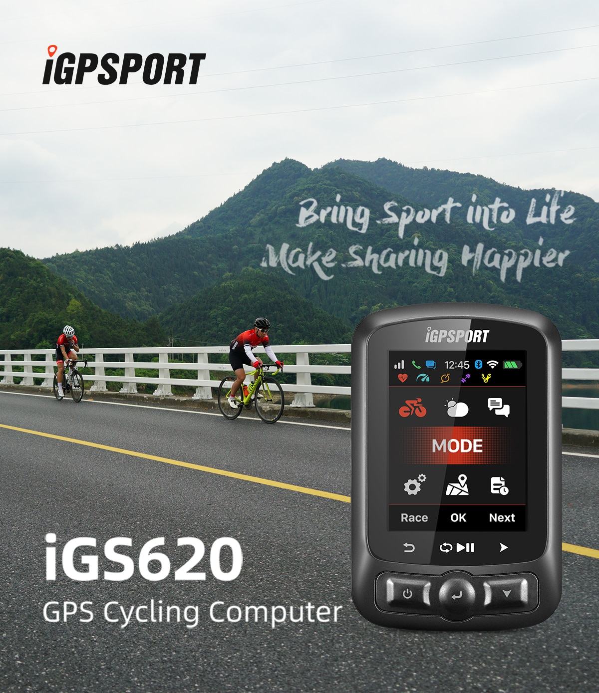 KOLESARSKI ŠTEVEC IGS620 Cycling GPS Computer