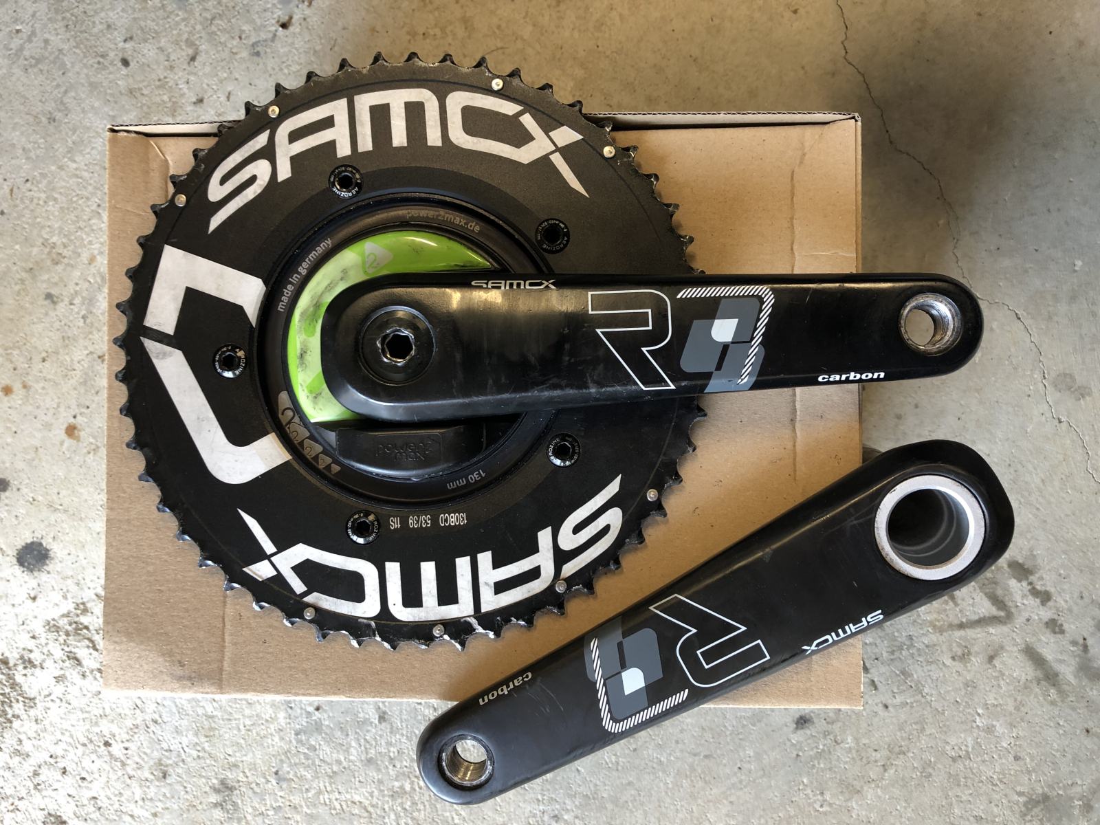 Power2max POWERMETER Samox carbon