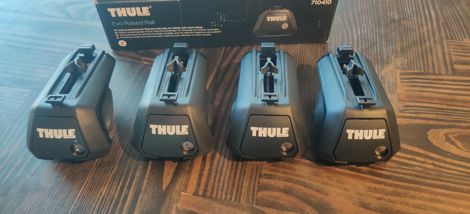Thule Evo Raised Rail 710410 pritrdilni kit