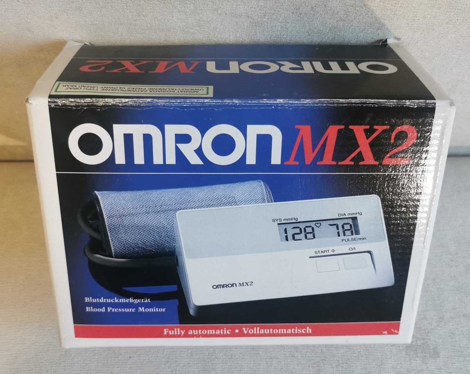Aparat za merjenje pritiska, OMRON MX2