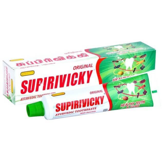 Supirivicky zobna pasta iz Šri Lanke