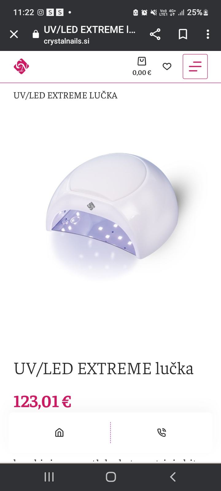 UV/LED LUČKA ZA NOHTE NOVA!!!