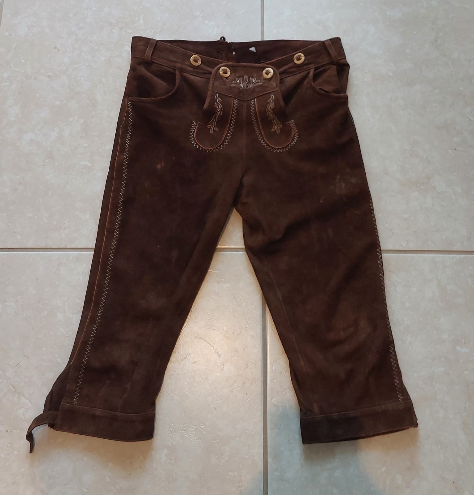 Usnjene hlače pumparice - irharice - Lederhose