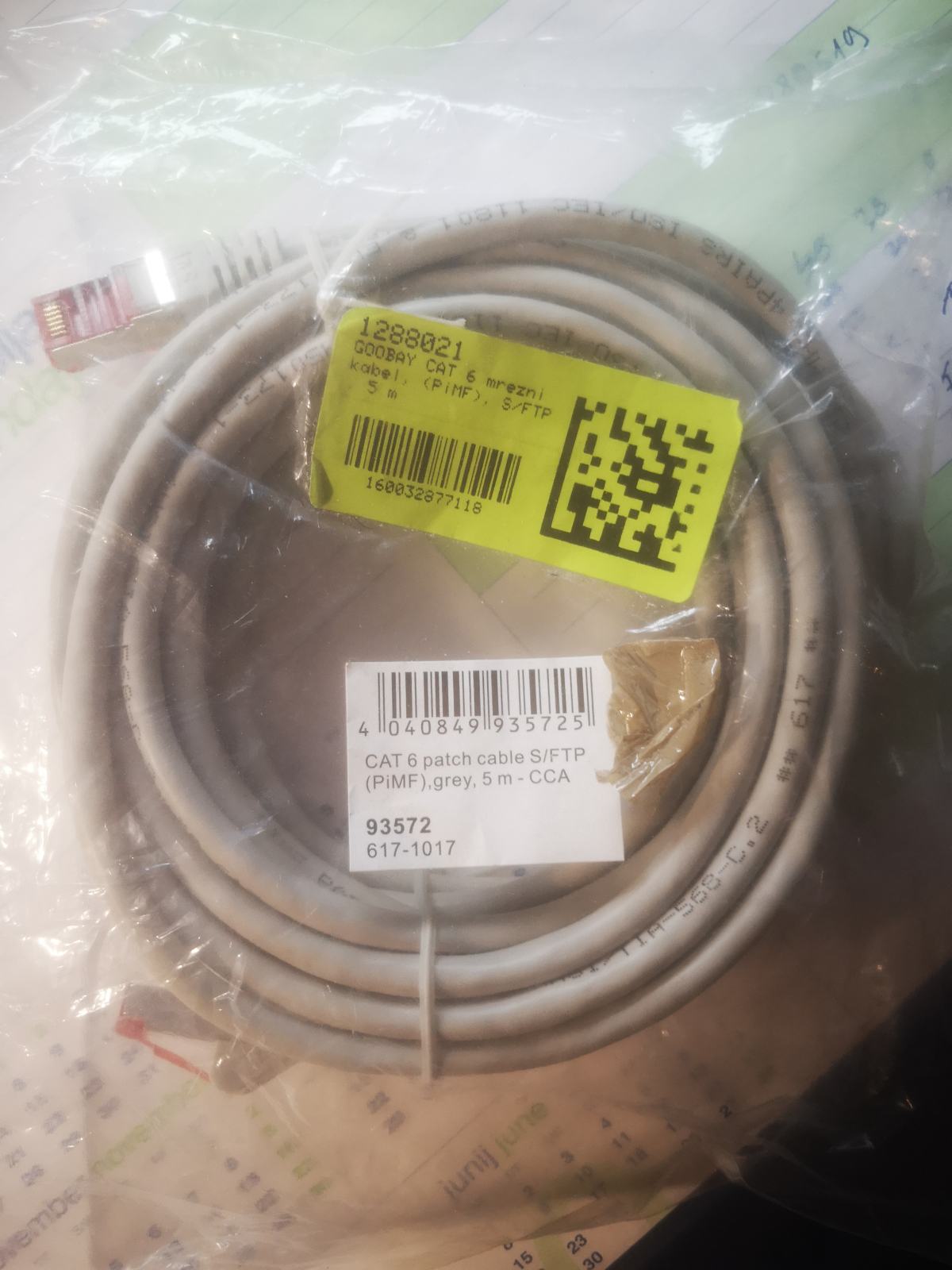 GOOBAY CAT 6 mrežni kabel