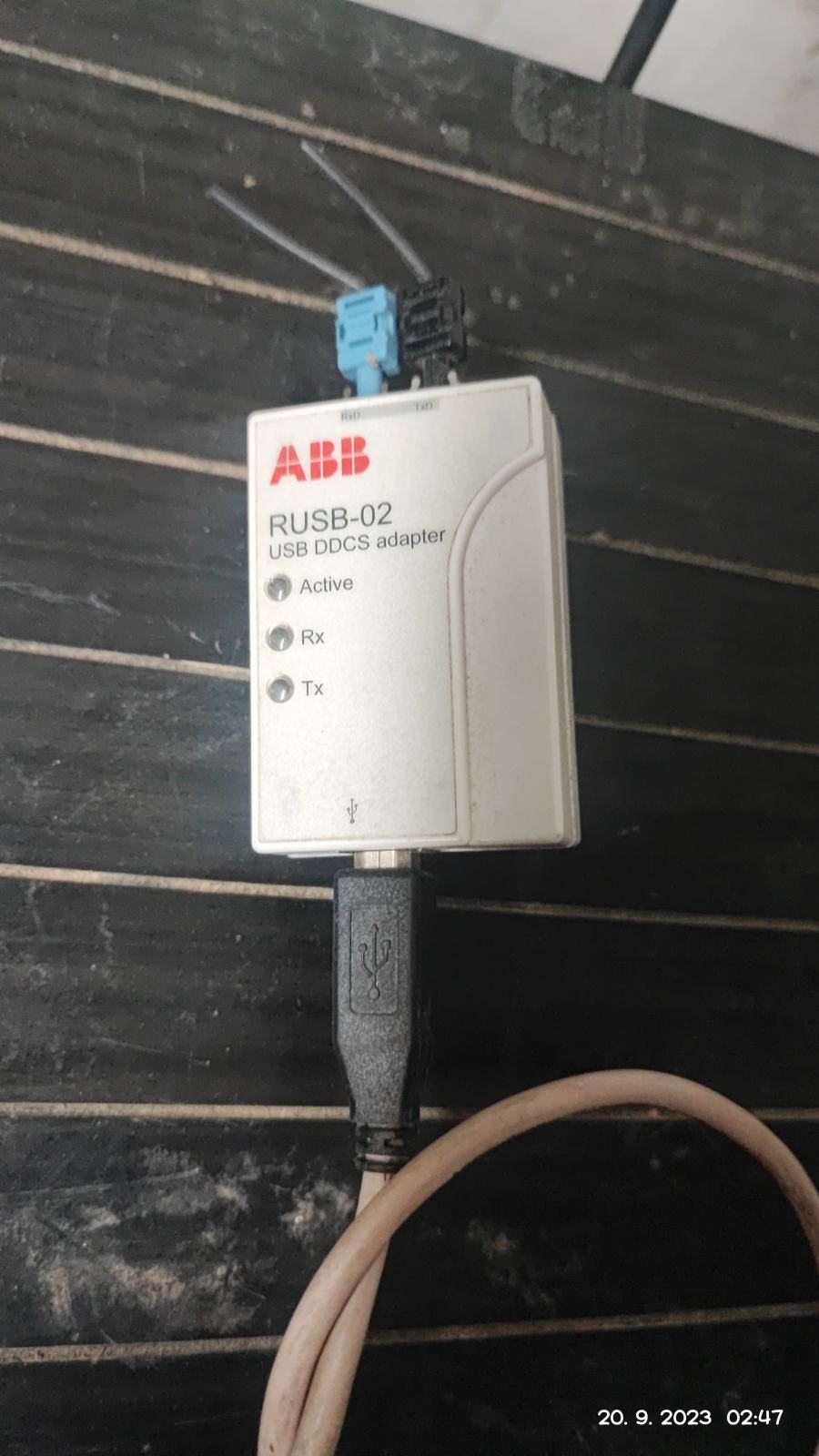KOMPLET ZA PRIKLJUČITEV KARTIC ABB PC DDCS RUSB- 02 DriveWindow Komun