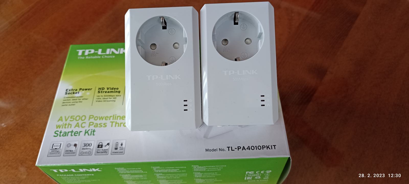 TP-LINK POWER LINE ADAPTER TL-PA4010P -POVEZAVA TV BREZ VRTANJA STEN