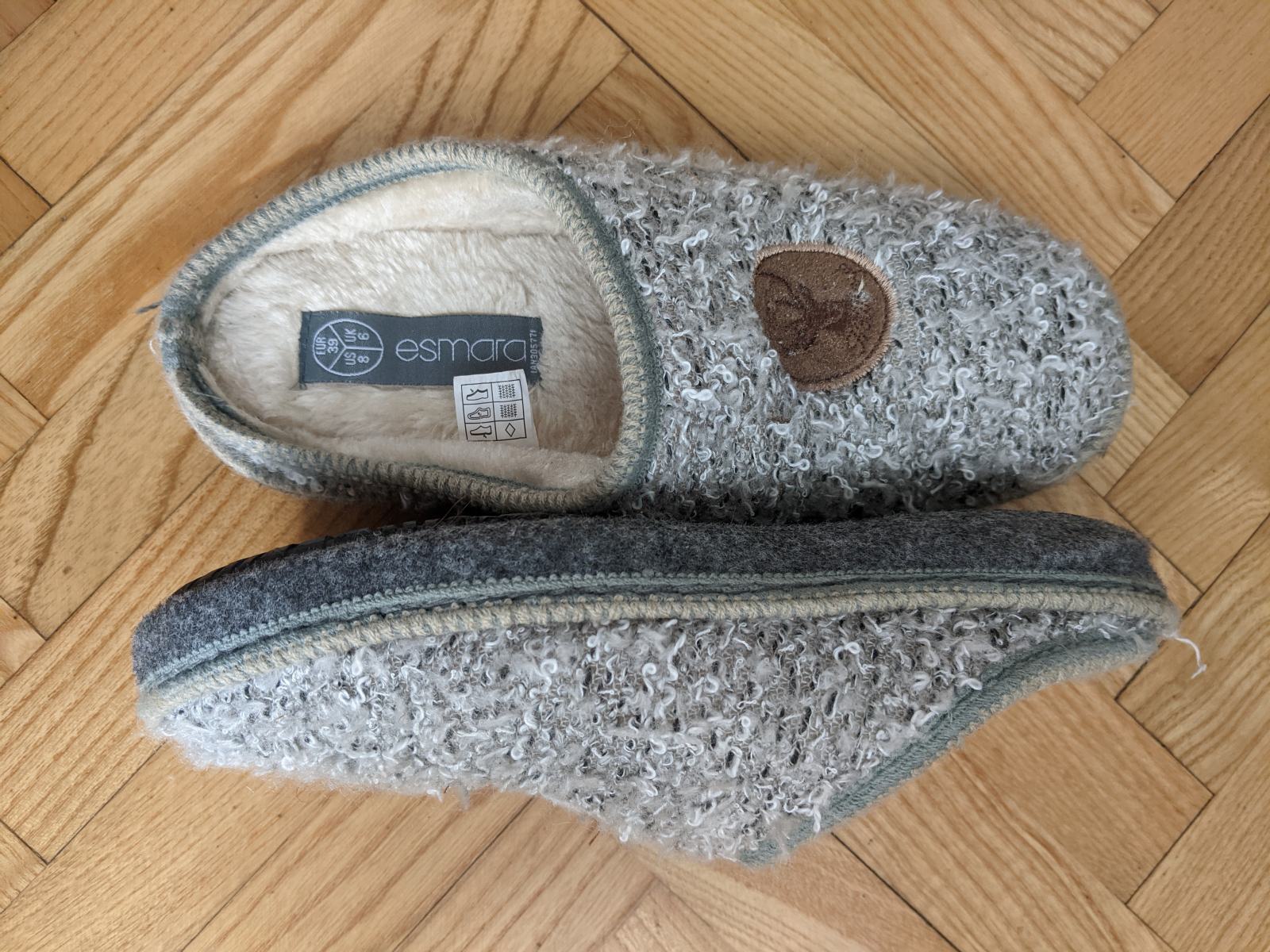 Ženski topli copati/natikači št 39