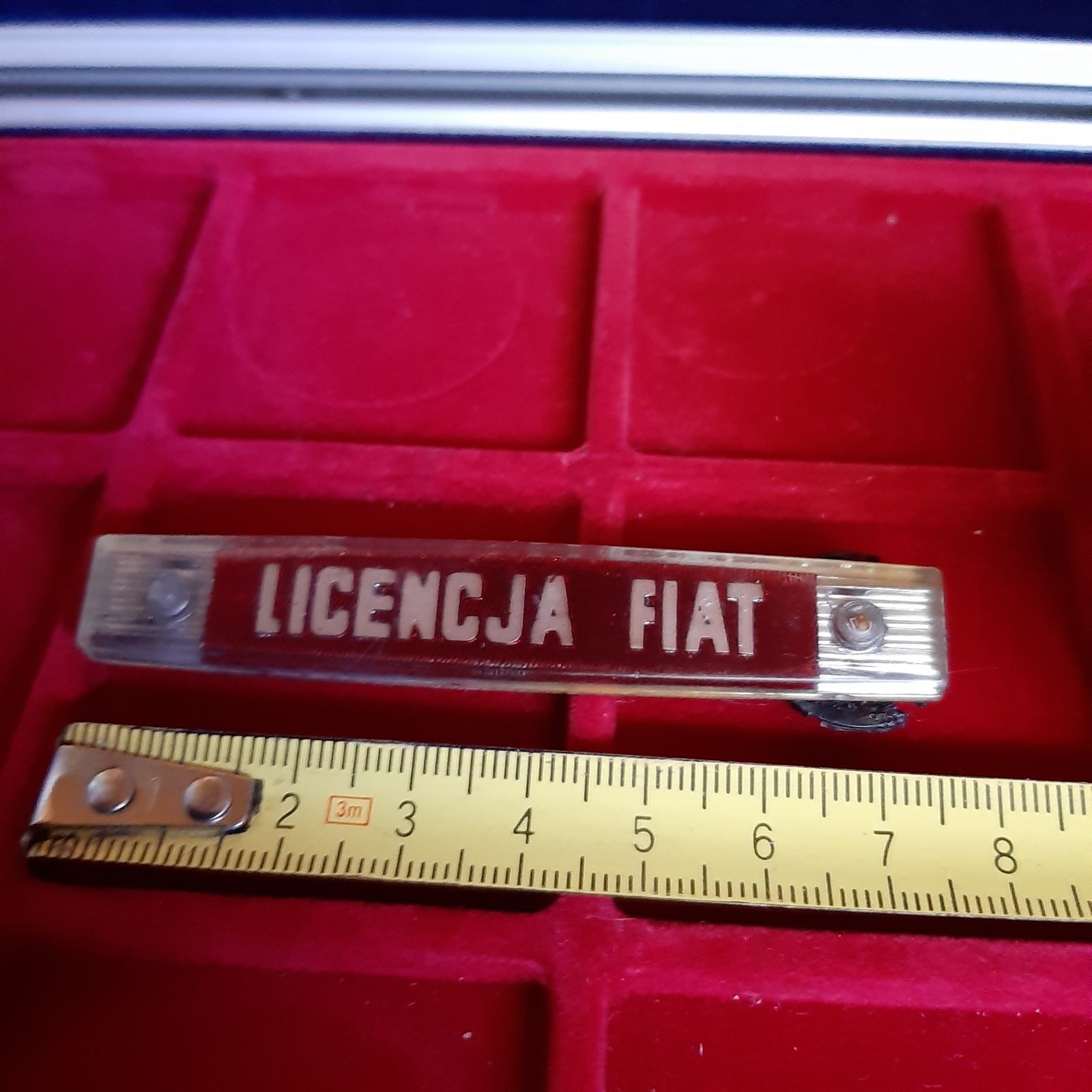 Značka oznaka LICENCJA FIAT