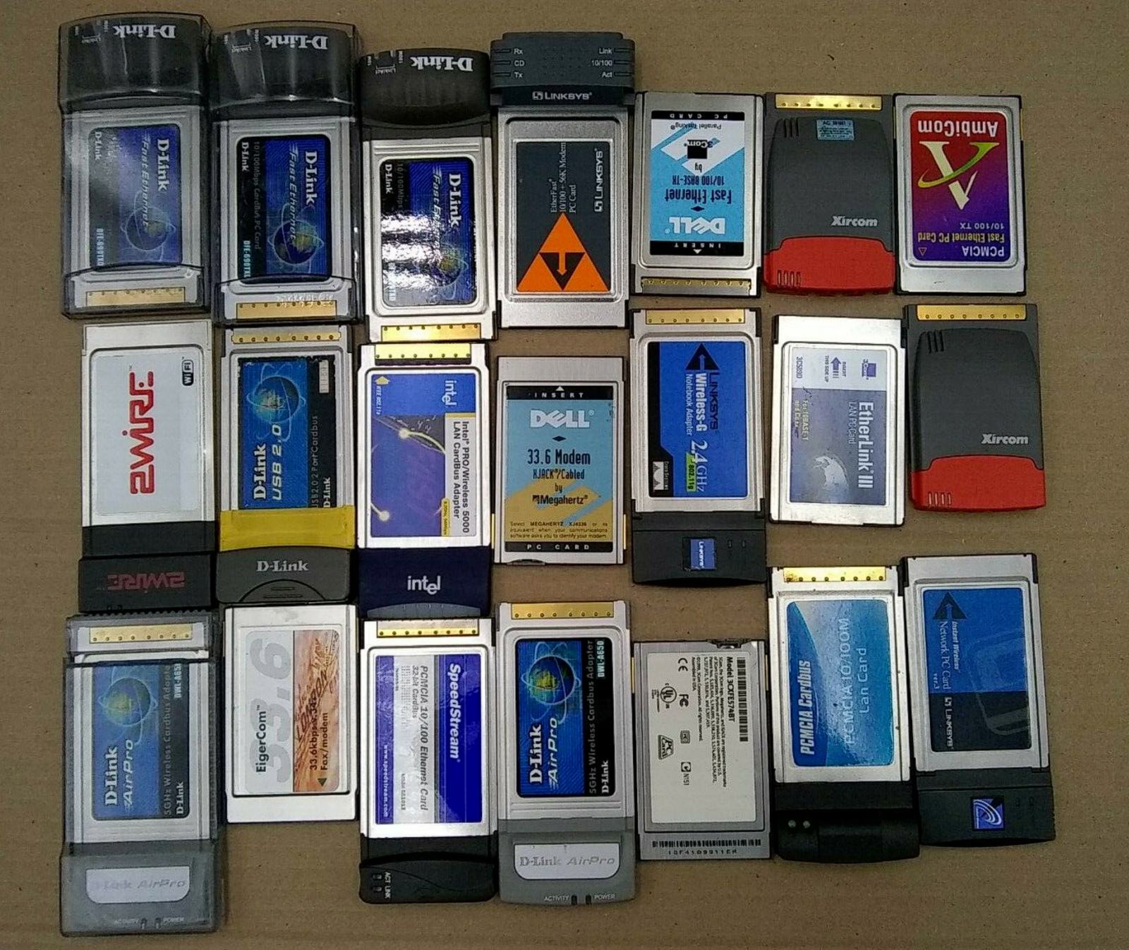 Prodam različne PCMCIA kartice 54 pin