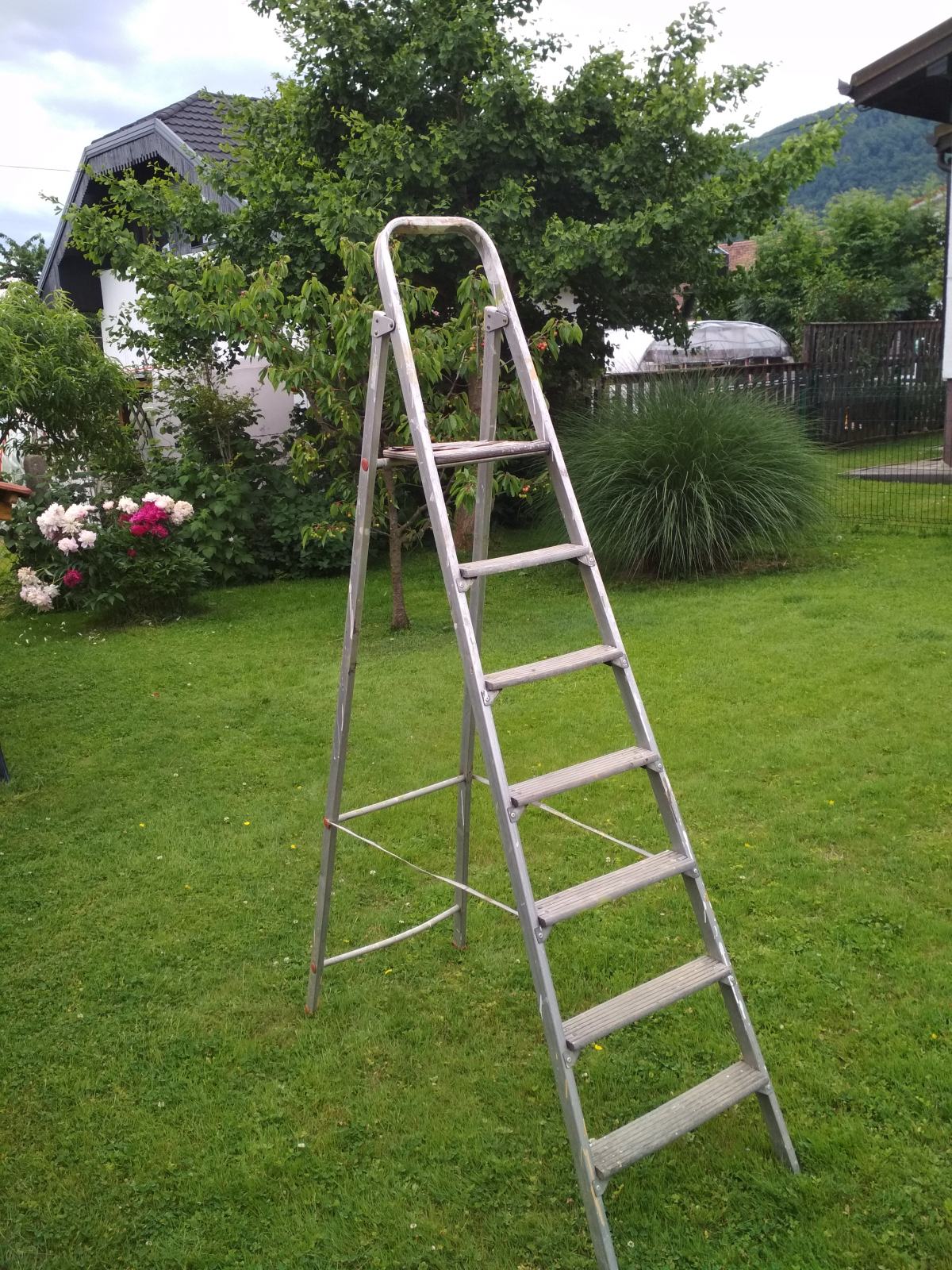 Alu lestev - 6 stopnic + podest