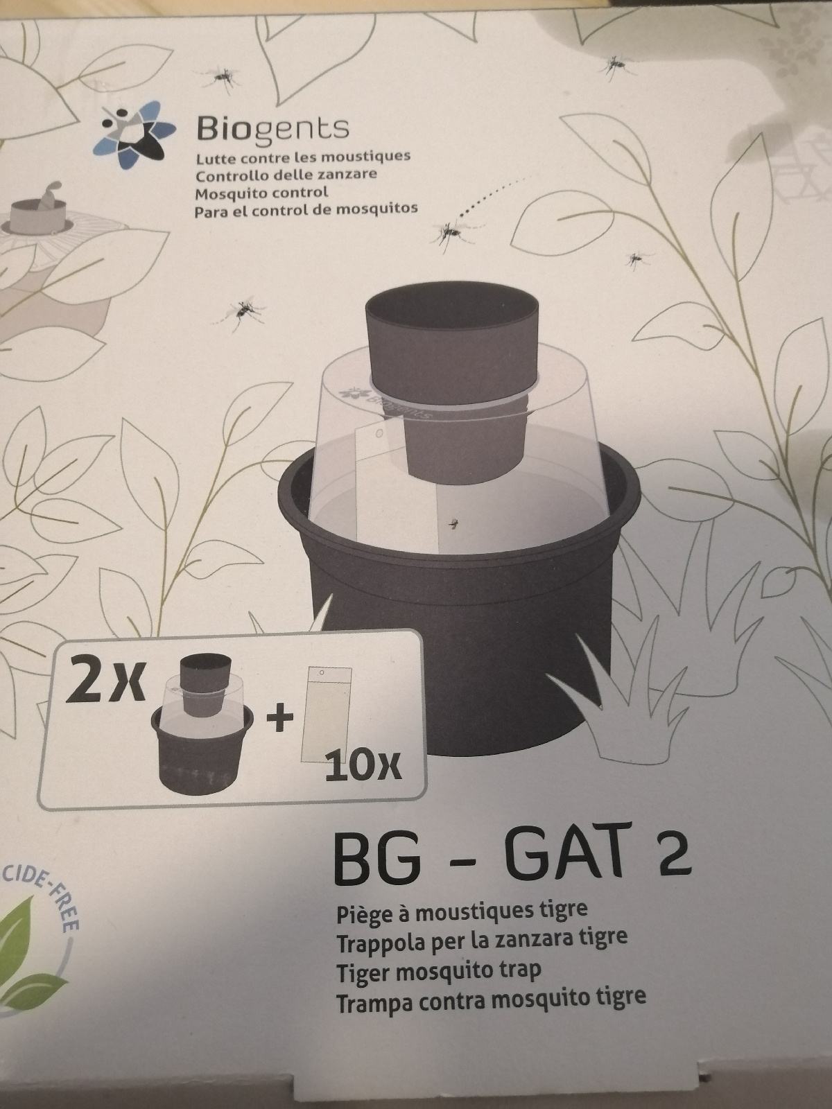 2x Biogents Mosquitaire past za tigraste komarje