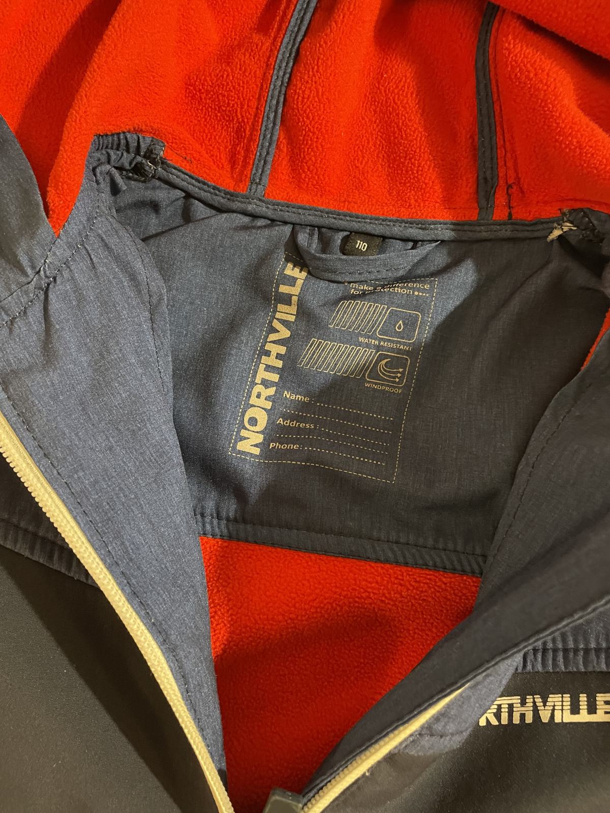 Otroska softshell jakna velikosti 110