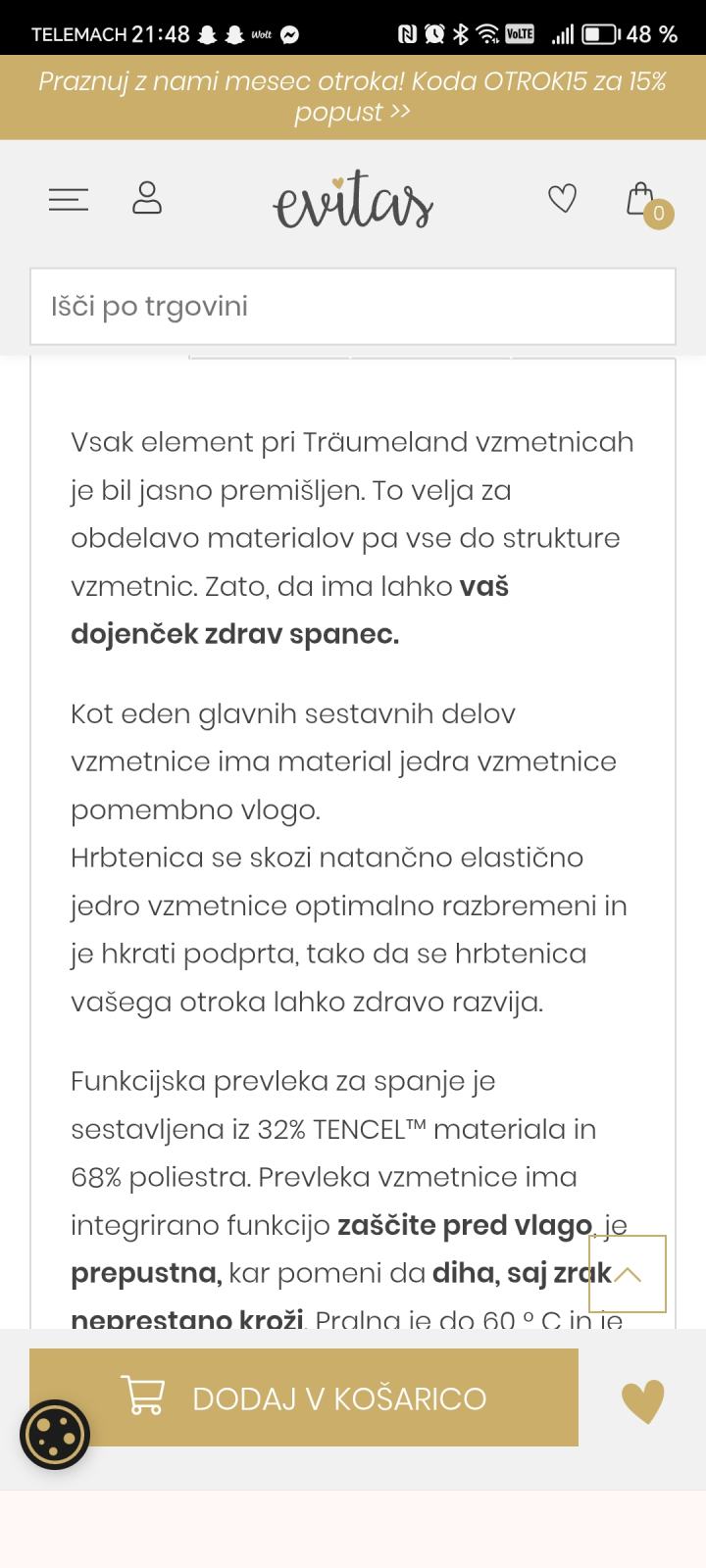 Prodam več stvari za otroka