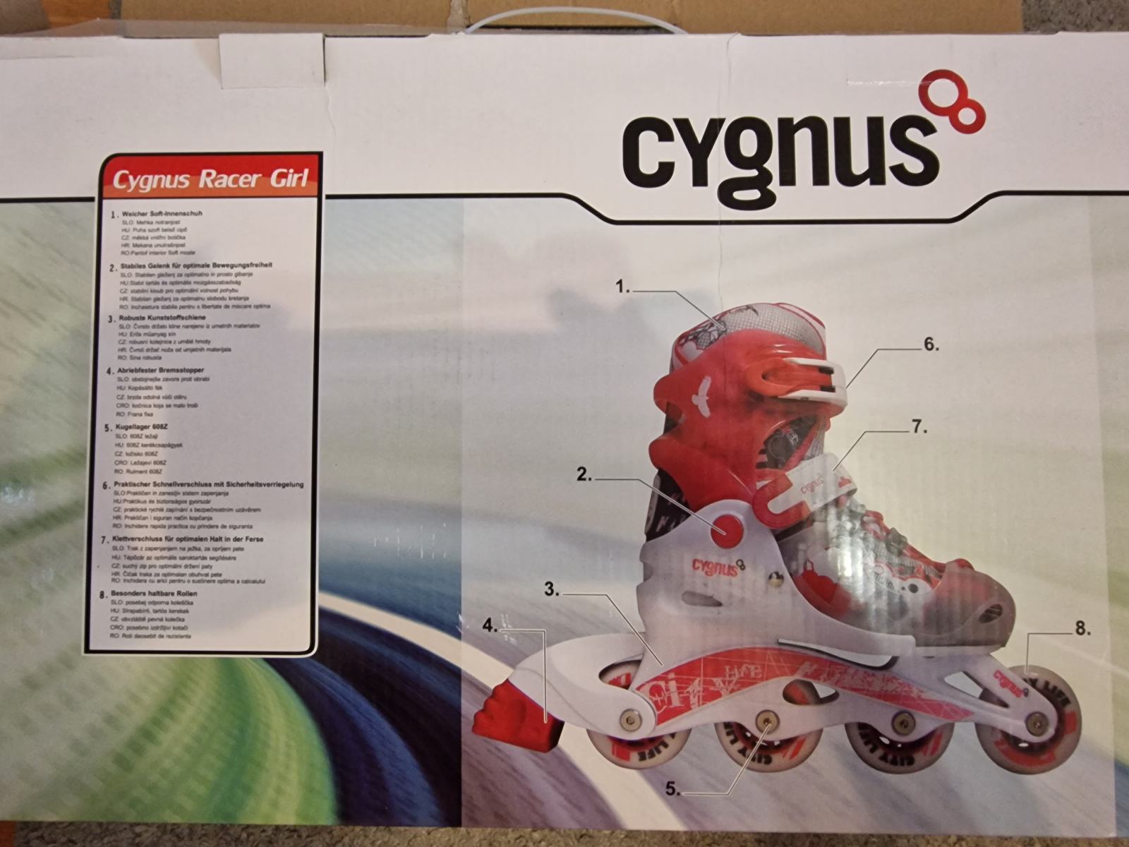 Rolerji za punčko, št. 26-29- NOVI