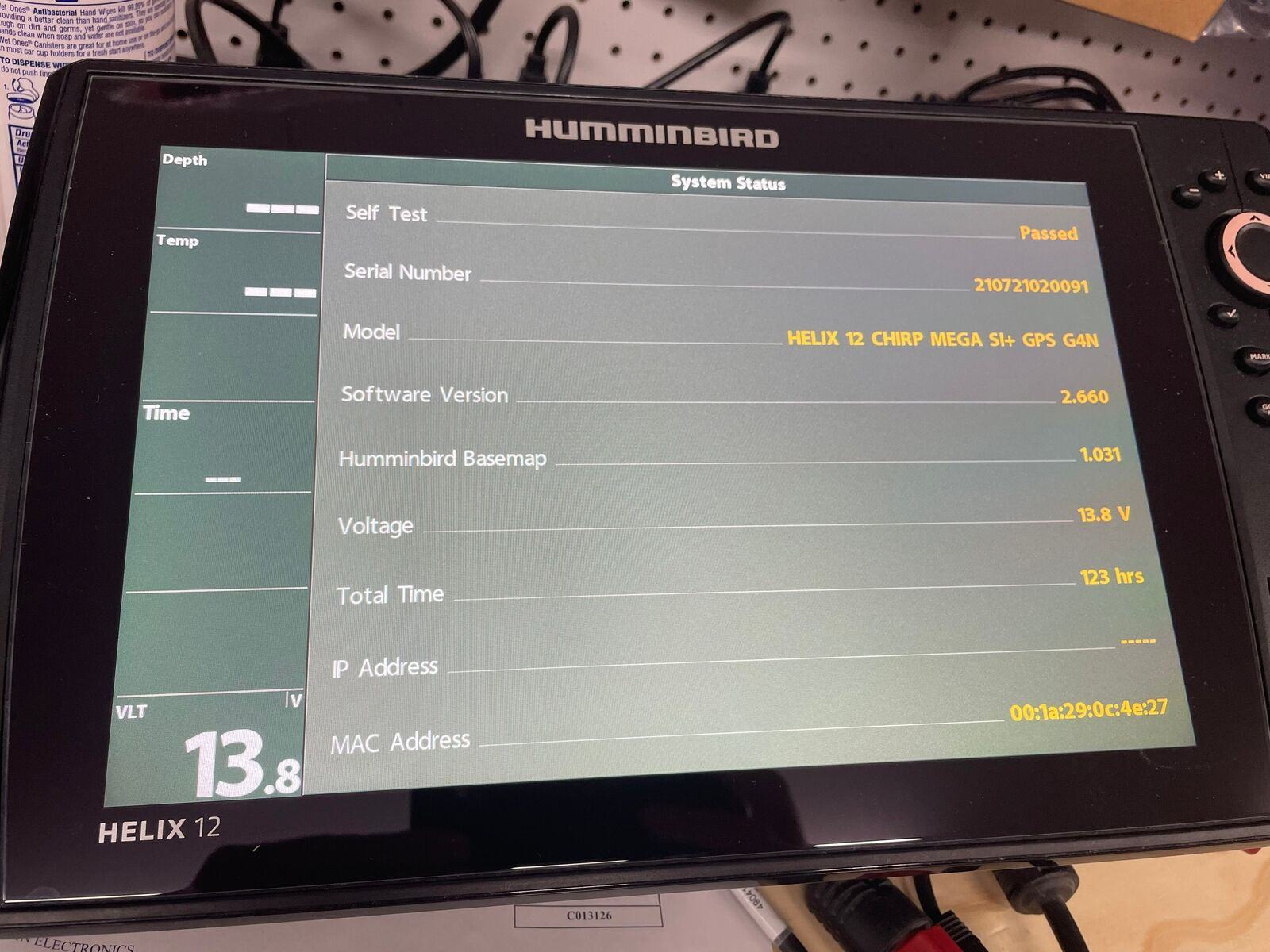 Humminbird Helix 12 MSI G4N