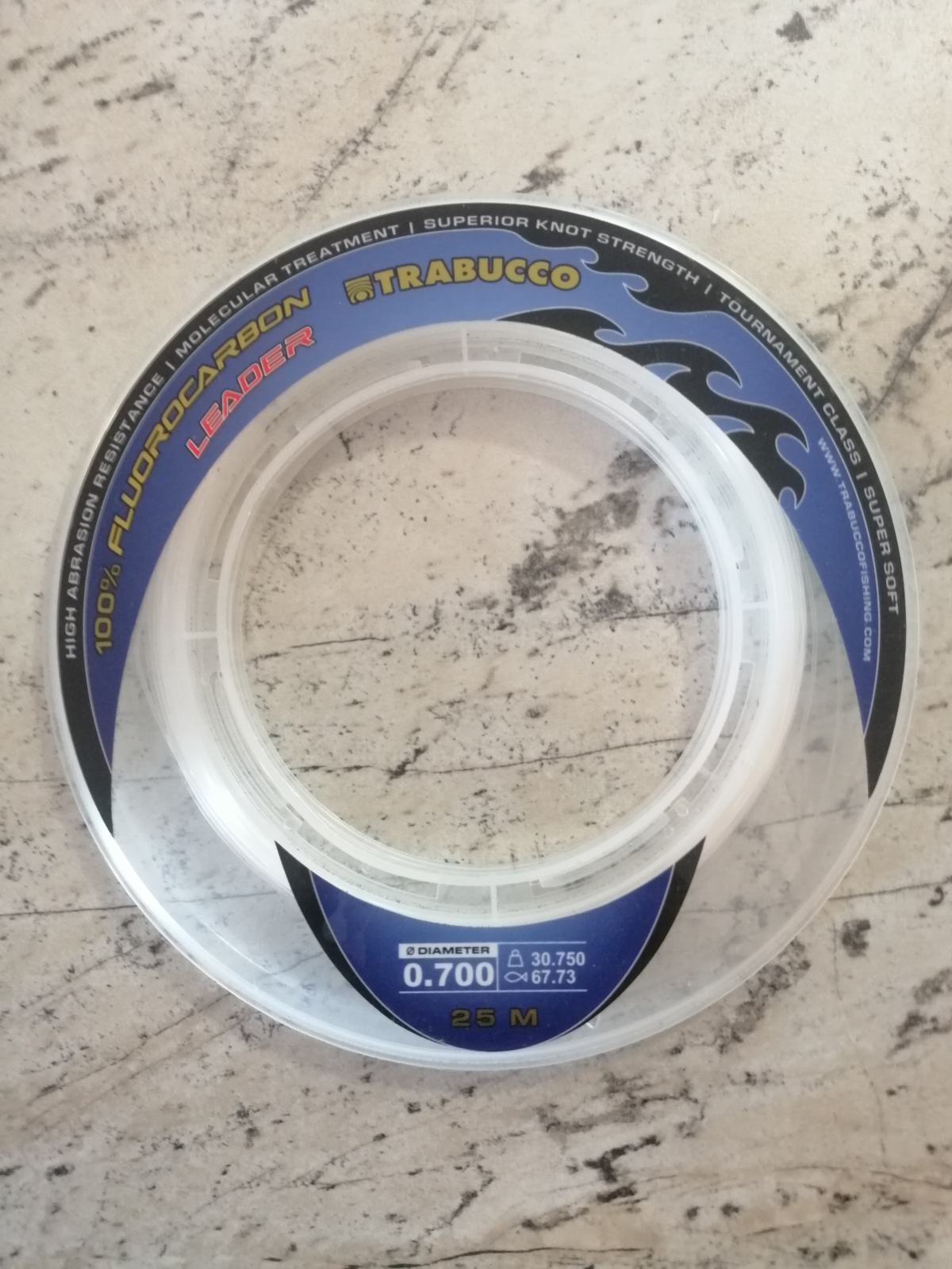 Laks silk Trabucco xps flourcarbon 0.70 nevidni laks