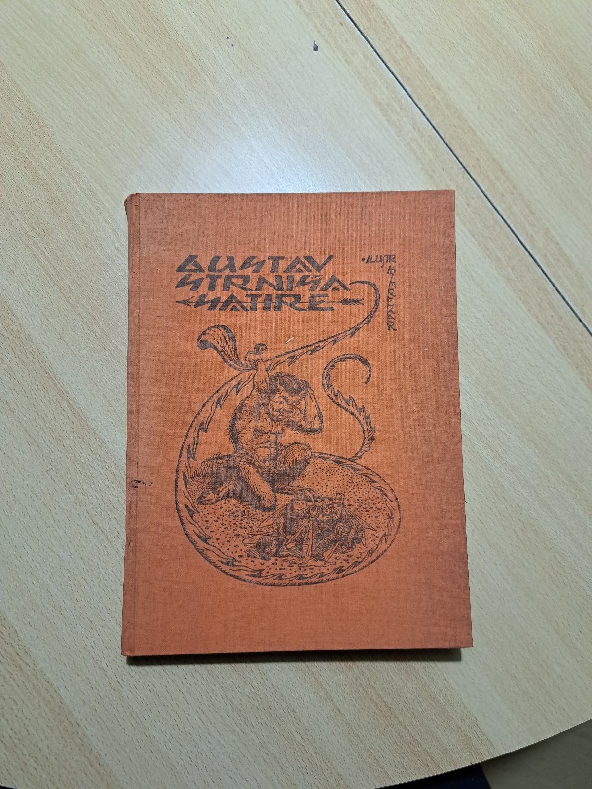 Gustav Strniša: SATIRE, LJUBLJANA 1938, podpis avtorja
