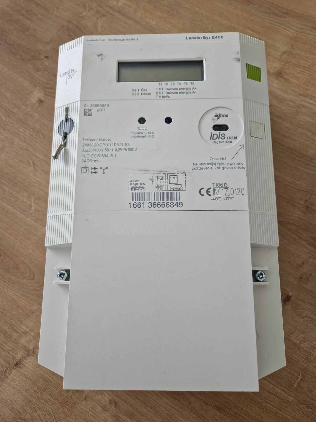 Elektro števec LANDIS+GYR E450- Trifazni