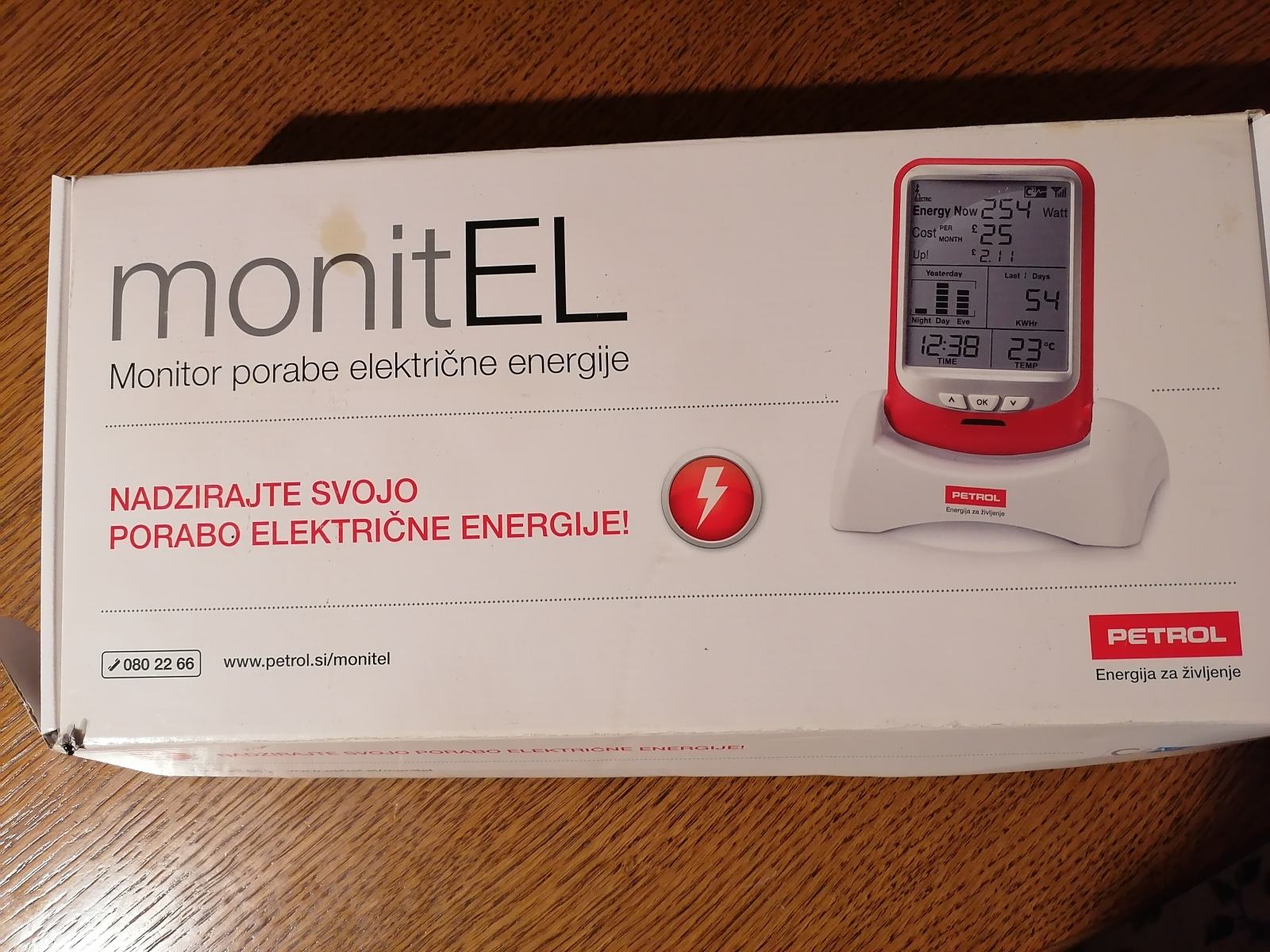 Monitor porabe električne energije MONITEL
