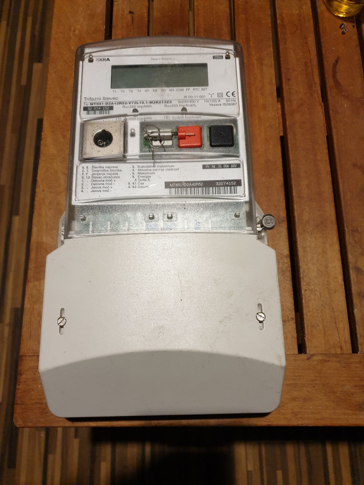 Števec električne energije