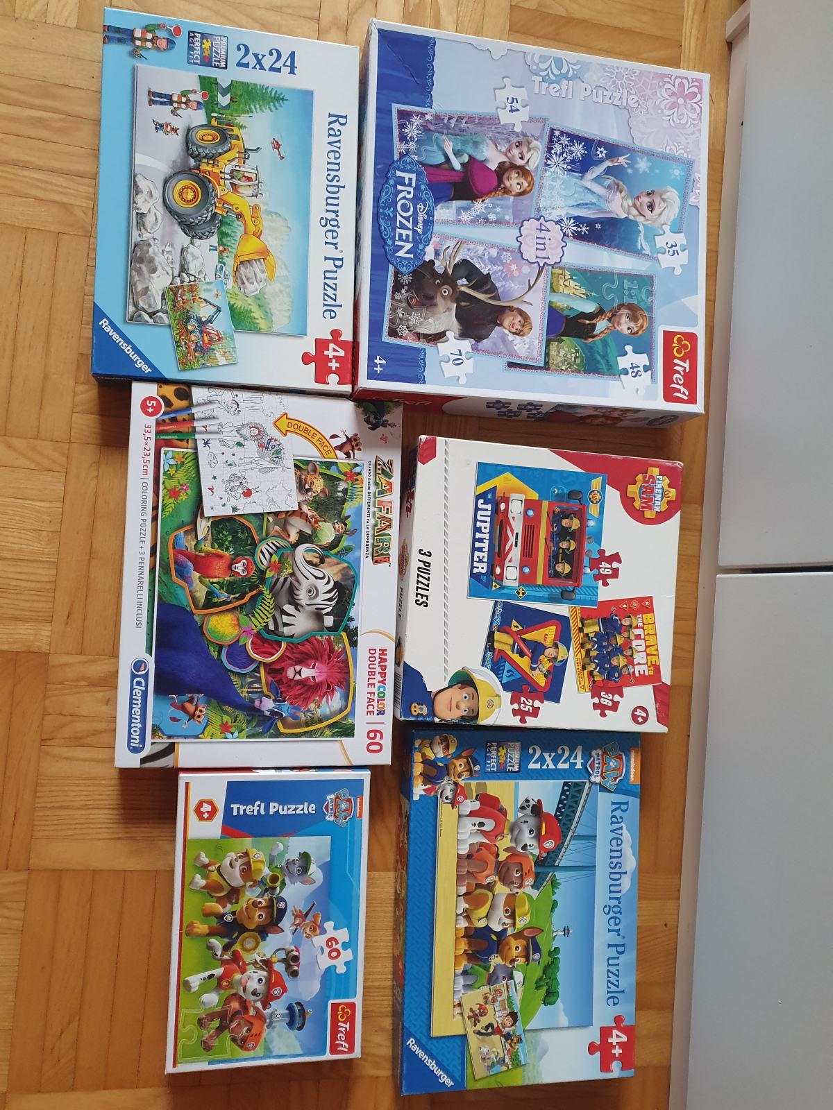 Puzzle več vrst