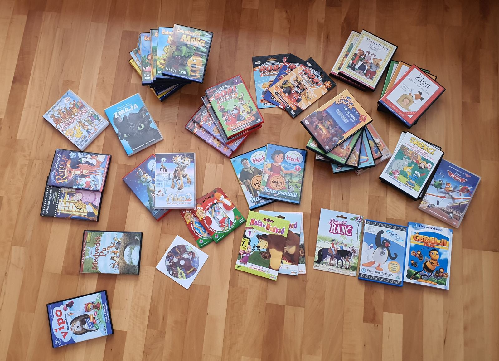 Risanke na DVD-jih - originali