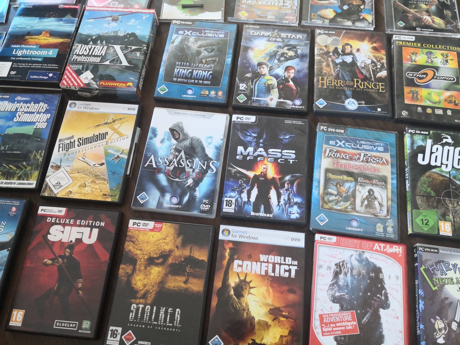 Lot 37 kom razno PC igre,PC games,zbirateljske igre,