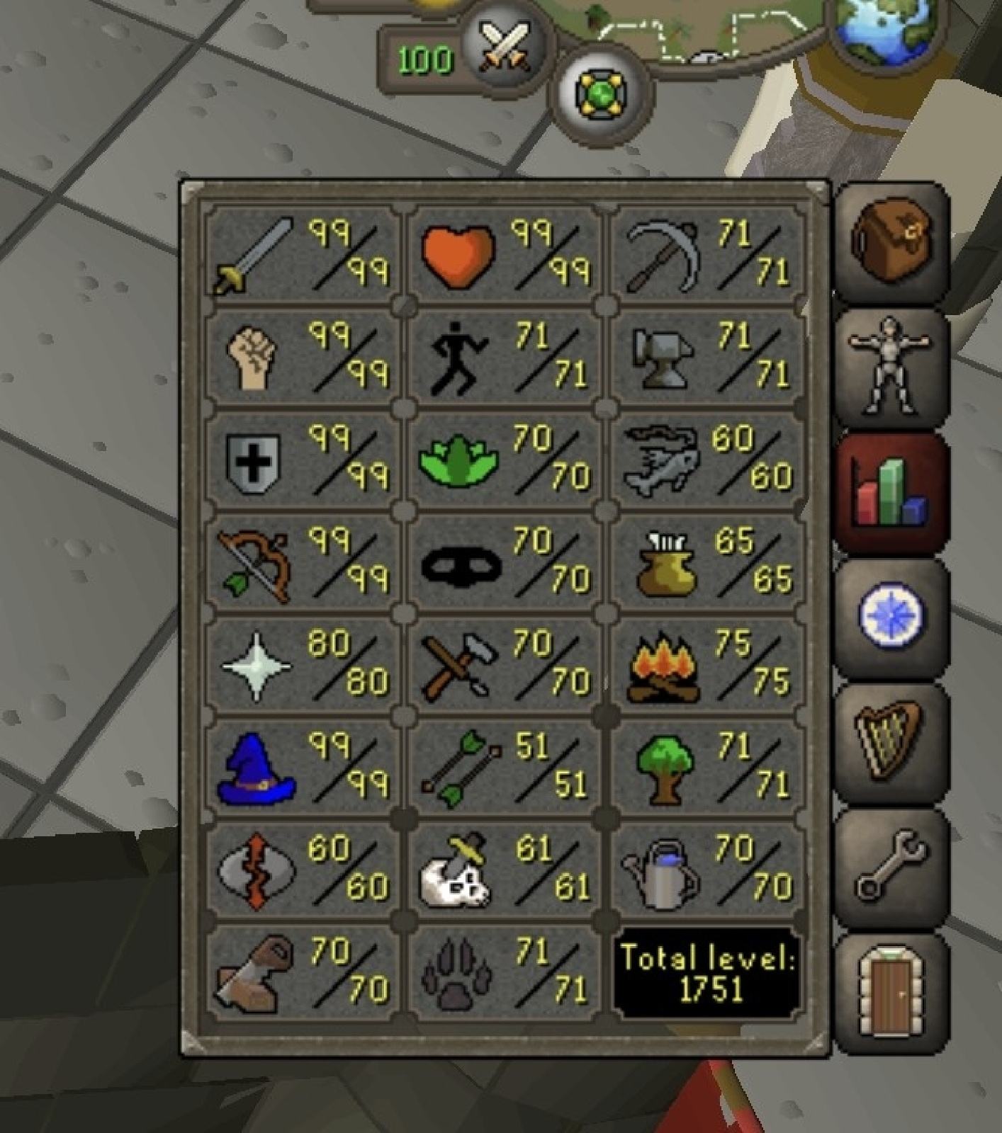 Osrs runescape main account INFERNAL CAPE