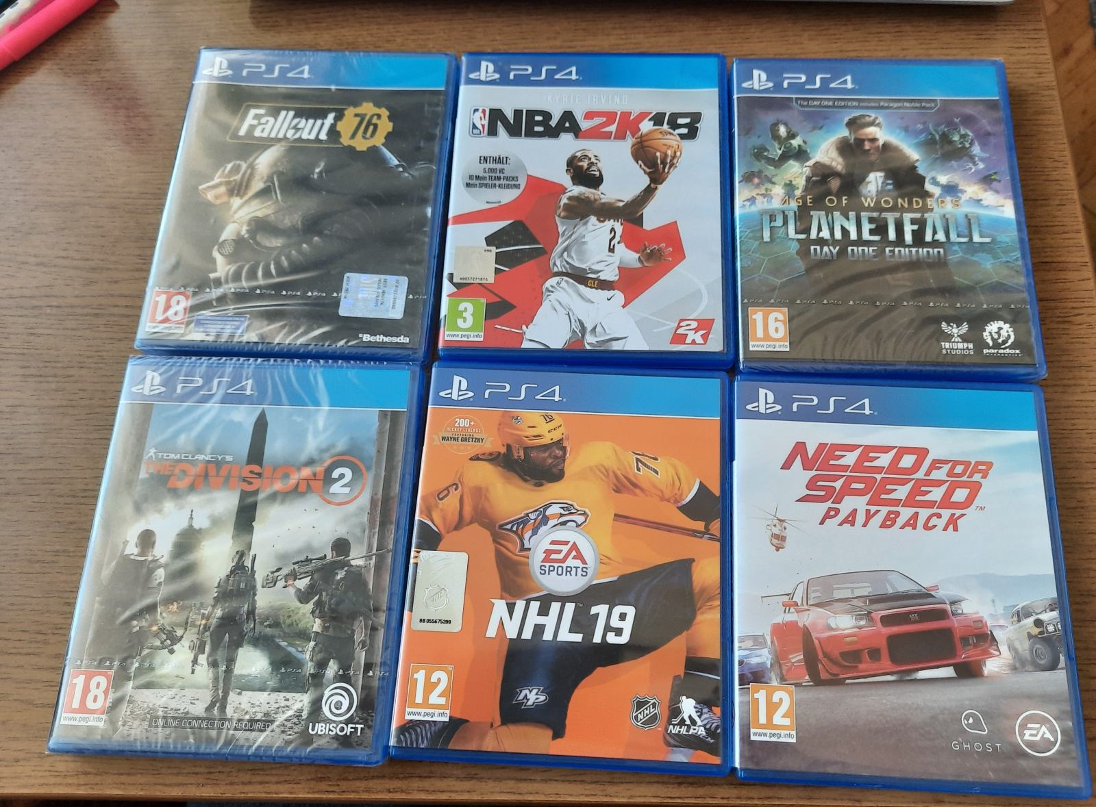 RAZLIČNE IGRE ZA PLAYSTATION 4-KOT NOVE 10 EUR PO KOM.