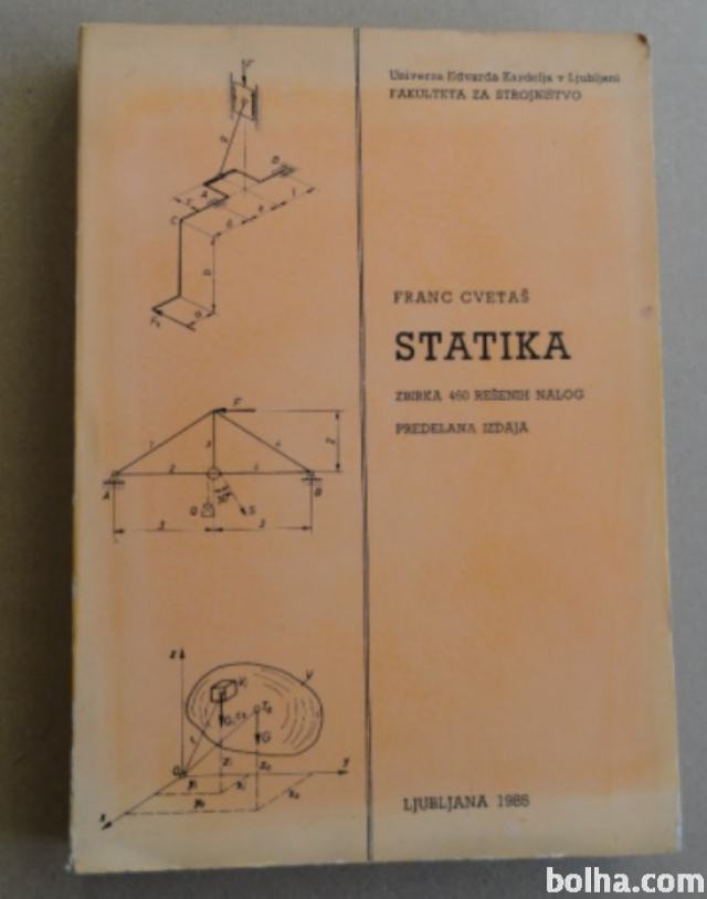 Franc Cvetaš Statika