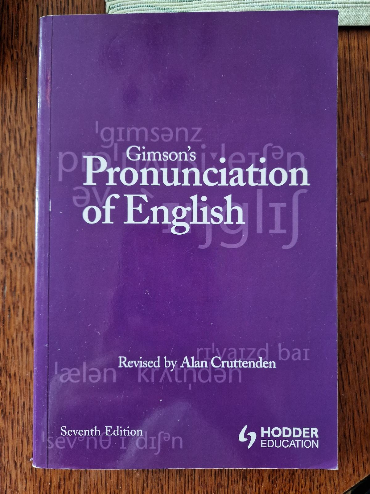 Gimsons Pronunciation of English 7th Edition
