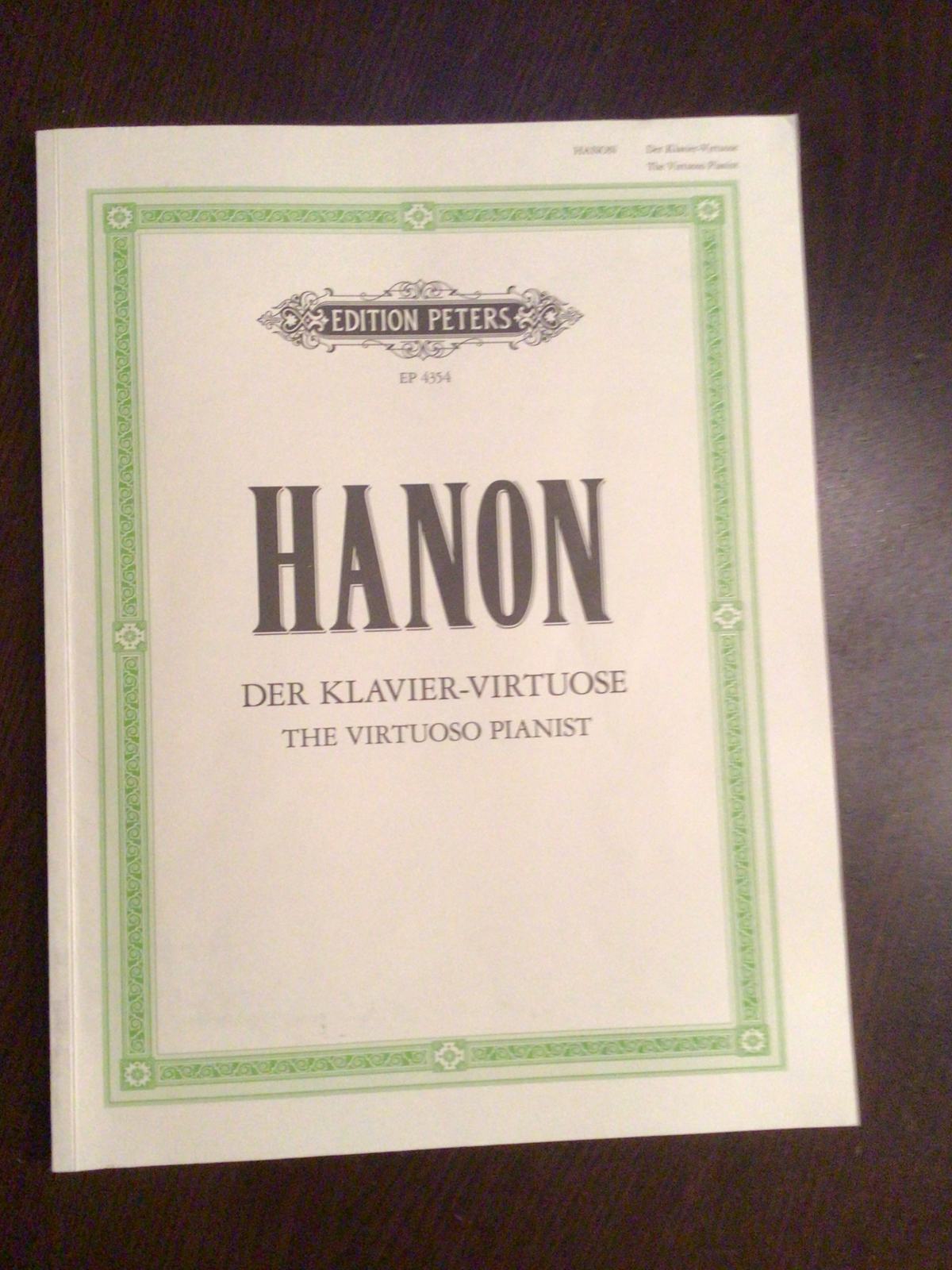 Note - vaje za klavir Hanon