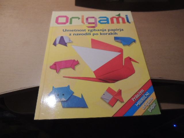 ORIGAMI: UMETNOST ZGIBANJA PAPIRJA Z NAVODILIU PO KORAKIH L. MILES MK