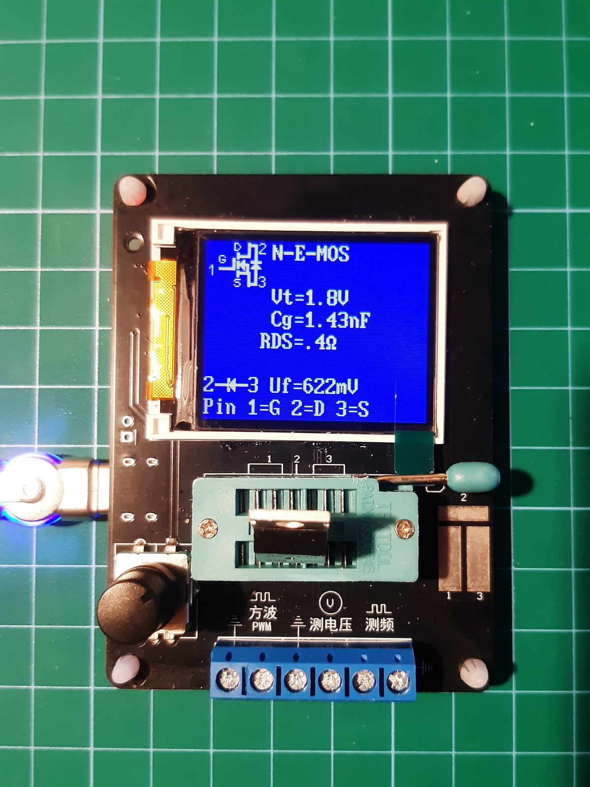 TRANZISTOR TESTER LCR ATMEL MEGA 328P (NOVO