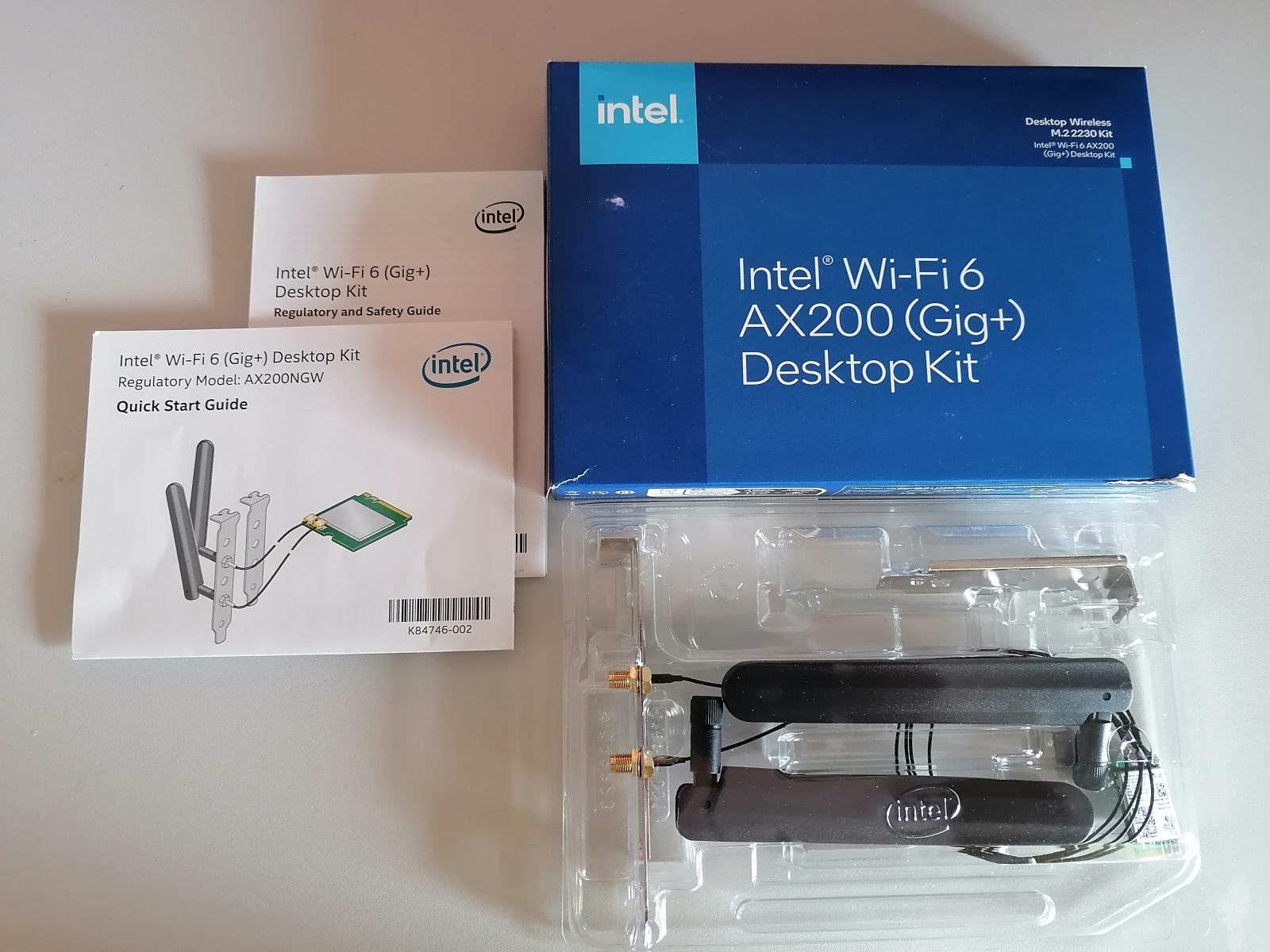 Intel Wi-Fi 6 AX200 desktop kit