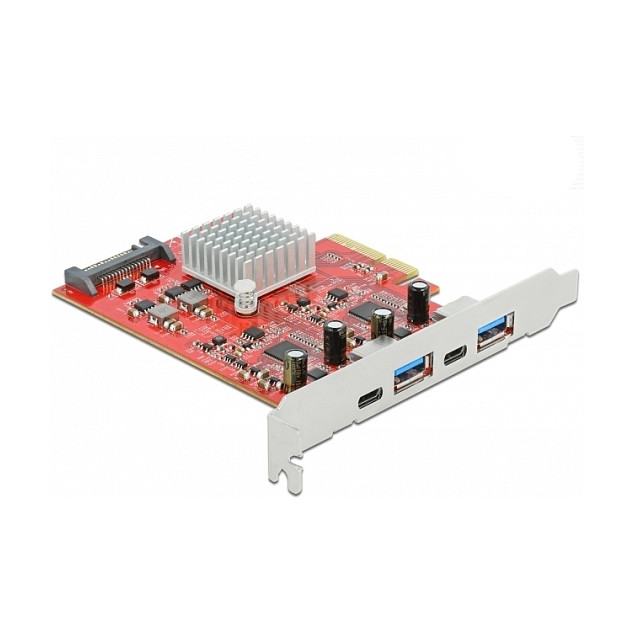 Kartica PCI Express x4 za SuperSpeed USB 10 Gbps z 2 x USB Type-A in 2