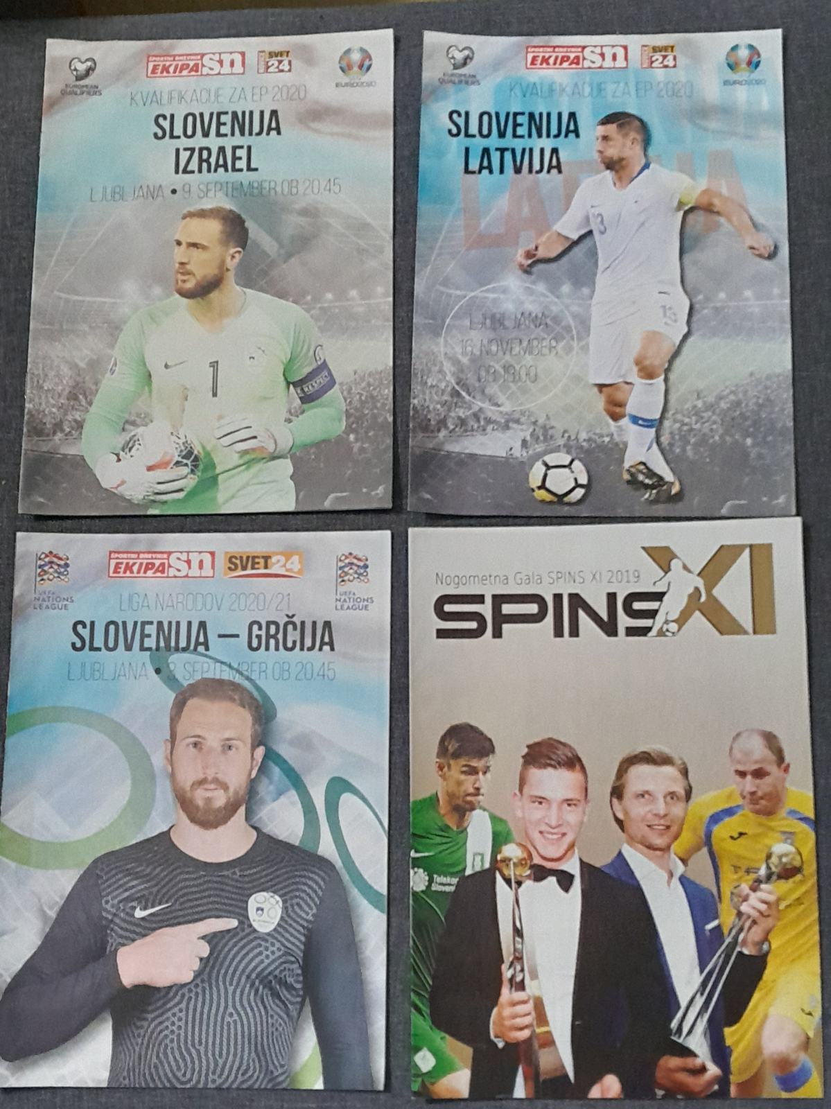 Slovenska nogometna reprezentanca 4 revije