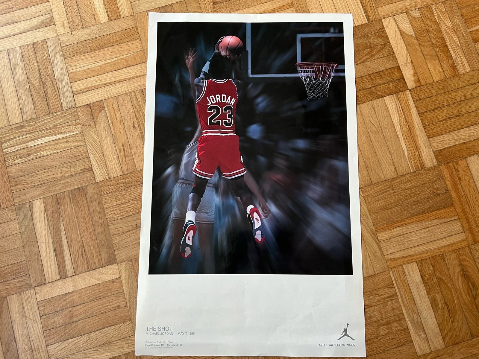 Air jordan vintage poster THE SHOT