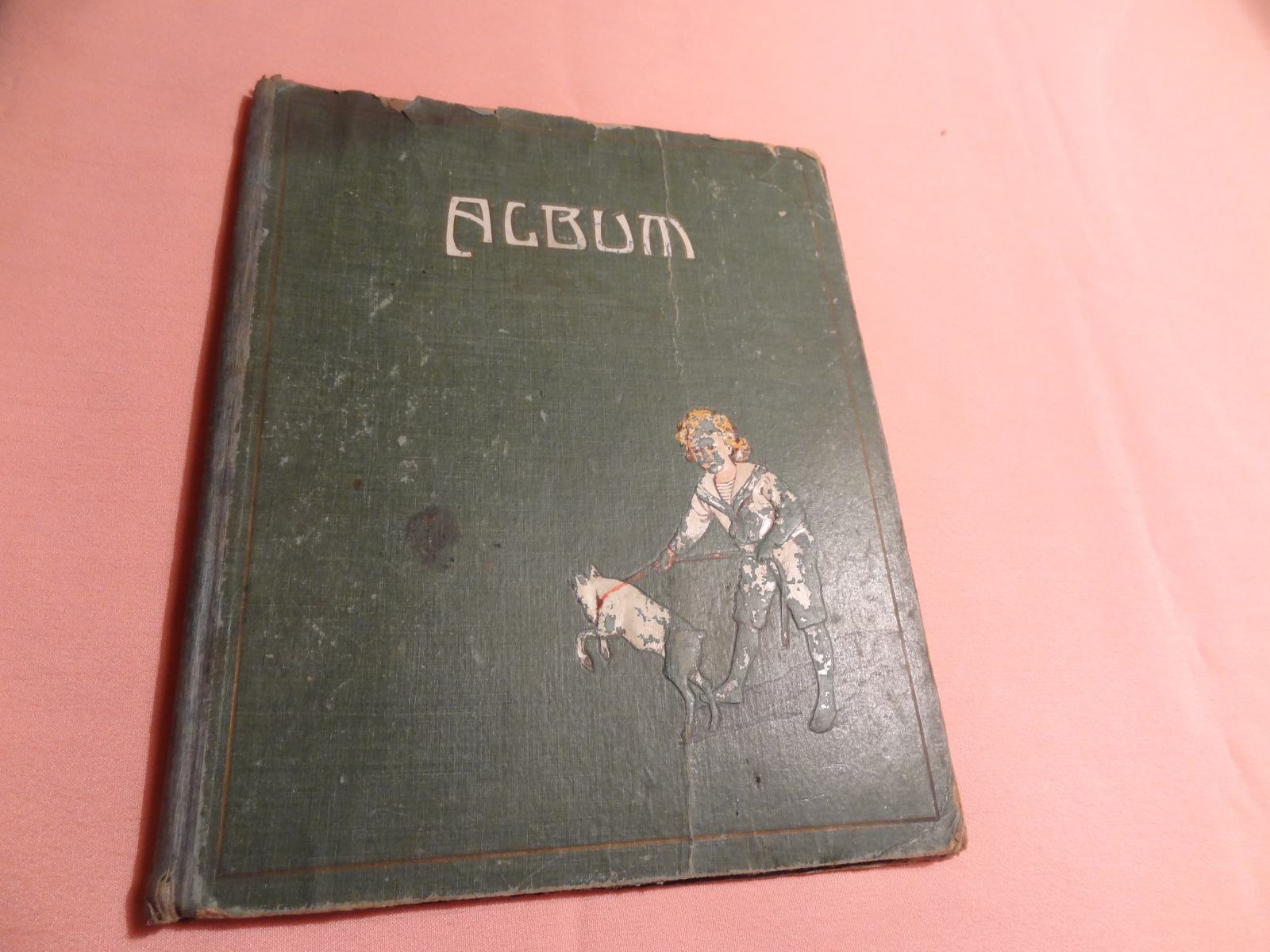 ALBUM ZA SLIKE FOTOGRAFIJE RAZGLEDNICE VINTAGE ALBUM JE IZ LETA 1917.