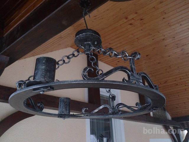 Kovan lestenec- forged chandelier L160