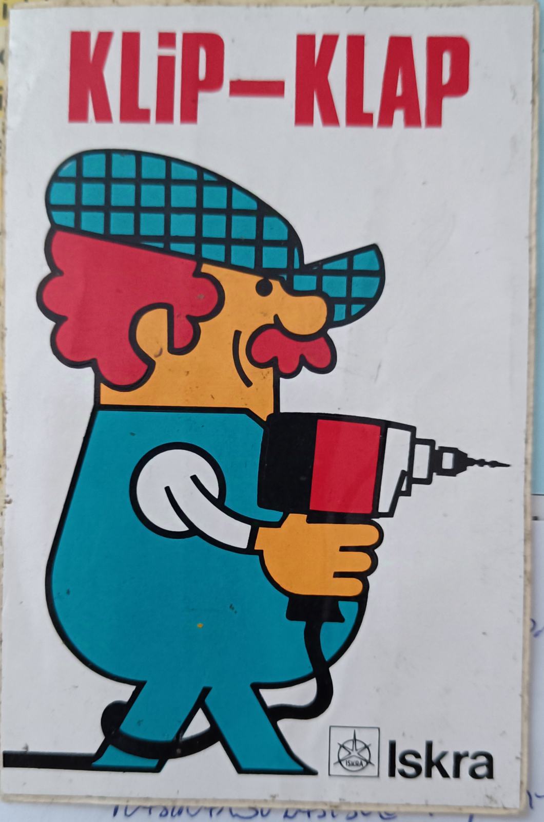 Prodam vintage nalepko Klip-Klap