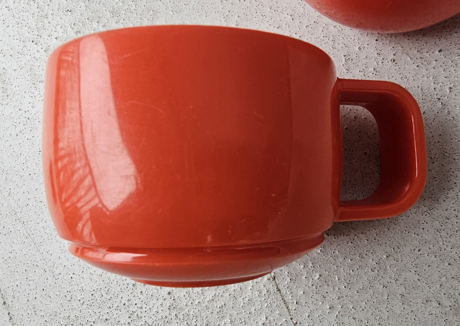 Skodelice 4x Style Italy melamine Per Alimenti vintage Cena za vse 4x
